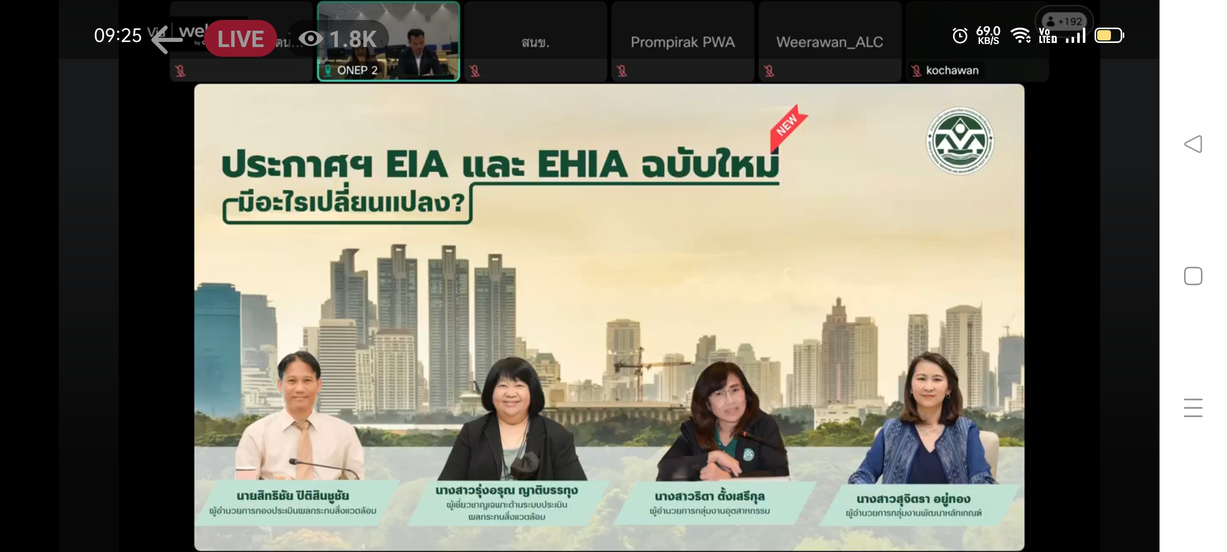 สัมมนา “ประกาศ EIA และ EHIA ฉบับใหม่ มีอะไรเปลี่ยนแปลง?” - สาขาพัฒนาสังคม - มหาวิทยาลัยเกษตรศาสตร์